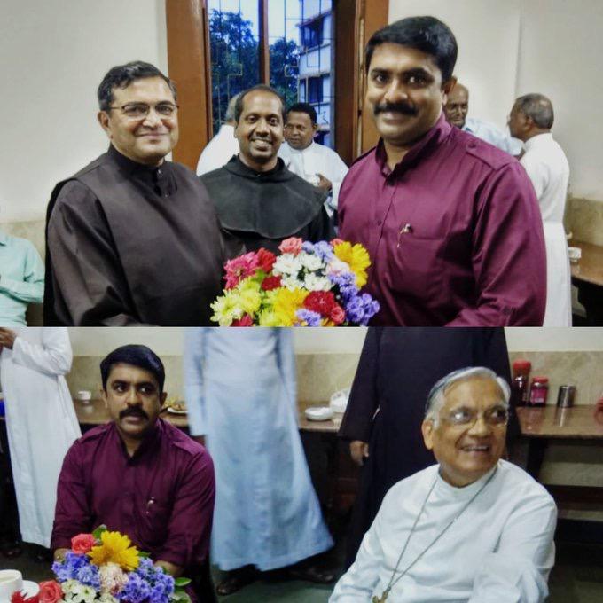 Carmelites felicitates GFP Chief Vijai Sardesai for protecting ruins of ...