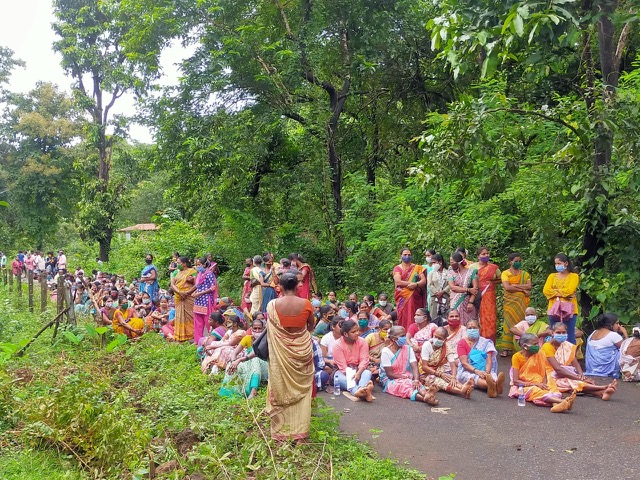 Shel, Melauli women come out in a large number against IIT project on ...