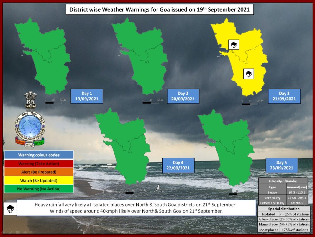 Increase in rainfall likely in Goa from September 21 - Goa News Hub