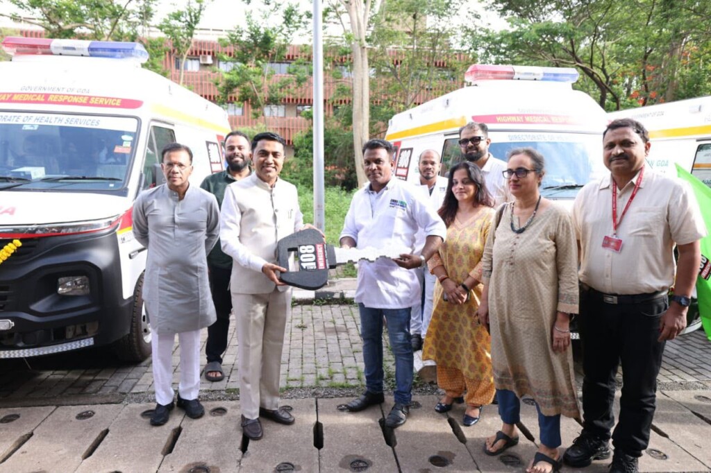 Goa CM flags off four advanced ambulances for highway medical response ...